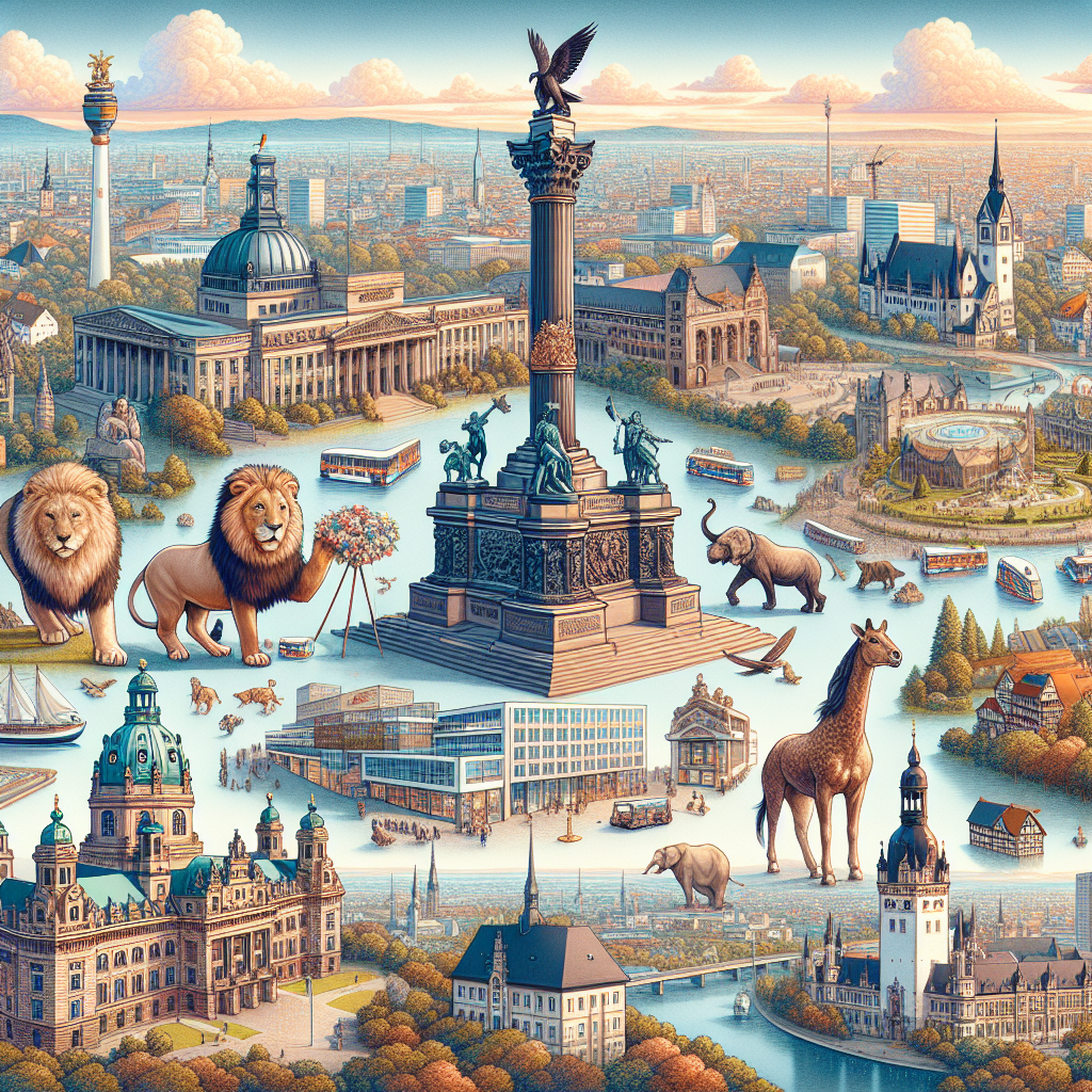 Schne Leipzig Karte Sehenswrdigkeiten Ebenbild